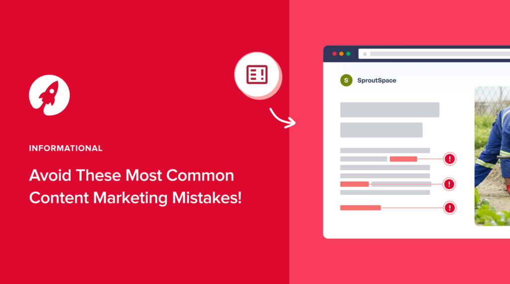 Avoid These 10 Most Common Content Marketing Mistakes!